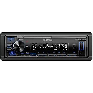 KENWOOD KMM-BT232U Bluetooth Car Stereo with USB Port, AM/FM Radio, MP3 Player, Detachable Face
