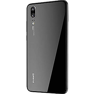 Huawei P20 EML-L09 128GB 4GB RAM, Dual SIM LTE, 5.8", Full HD+ Display -Dual Camera 20 MP +12 MP, GSM Unlocked International Model, No Warranty (Black)