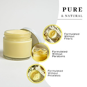 Vanman's Tallow and Honey Balm - Tallow Face Moisturizer with Grass-Fed/Finished Beef Tallow for Skin and Essential Oils, Organic Raw Honey and Beeswax, Cold Pressed Olive Oil - 2 oz