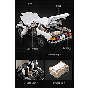 dOMOb Toyota AE86 Trueno Car Building Kit – Initial-D 25th Anniversary – Realistic Model 1:12 Car Build Blocks Set – 1324 pcs – Bricks Toys for 8+ Age Kids & Adults – for Boys, Hobbyist, Collector