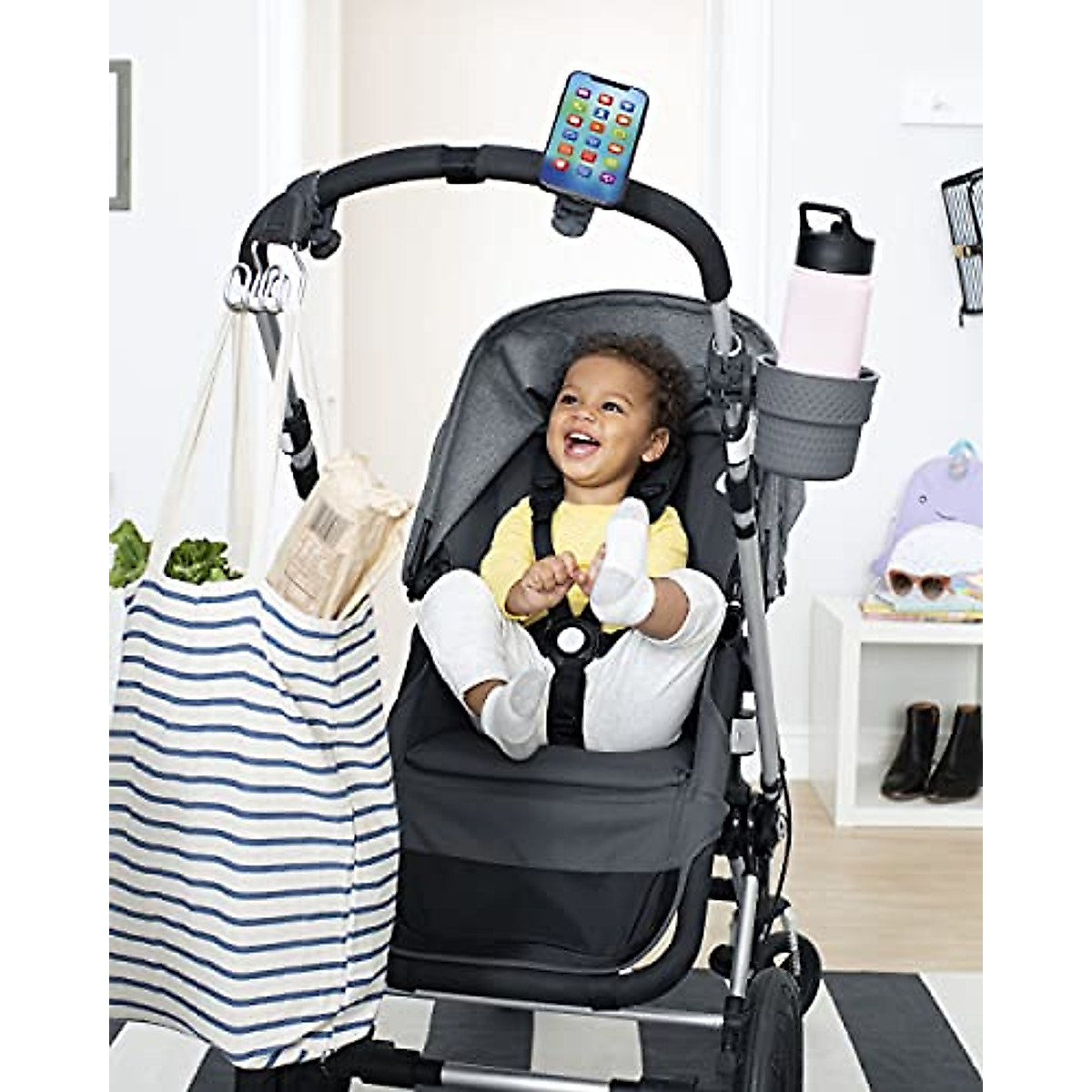 Skip Hop Universal Stroller Hook, Stroll & Connect, Grey (Discontinued by Manufacturer)
