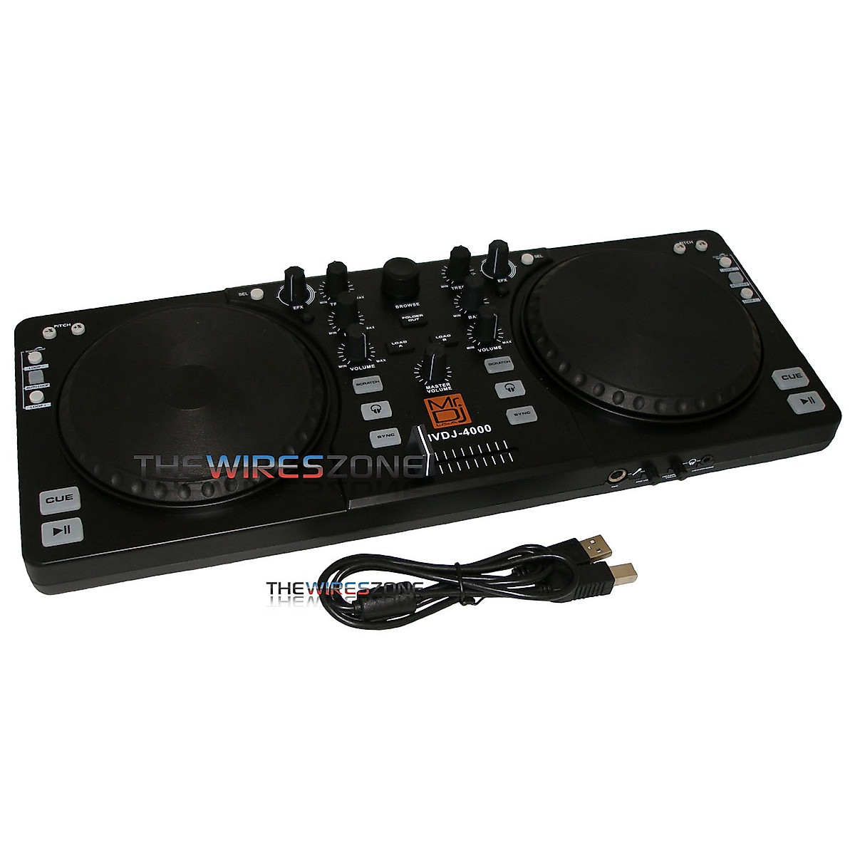Mr. Dj MVDJ-4000 USB DJ Controller Built-In Sound Card