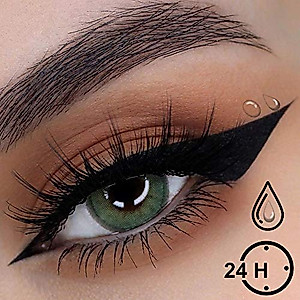 2020 Upgraded Self-adhesive Eyeliner,2 in 1 Eye Liner Pen Diamond Bling Glitter Liquid Eyeliner No Glue, Non Magnetic, Eye Liner for Eye Makeup and Wear Normal False Eyelashes (Queen Pearl White)