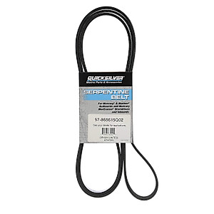 Quicksilver 865615Q02 Serpentine Belt - 2, 285 mm Long for Select MerCruiser 8.1S Engines and MerCruiser 496 Magnum Engines