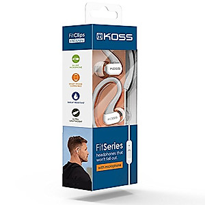 Koss KSC32i GRY Sport Clip Headphones, Grey