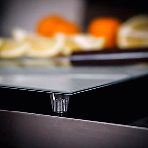 Trademark Innovations 20.5" Tempered Glass Stove Burner Cover & Cutting Board (White Marble)