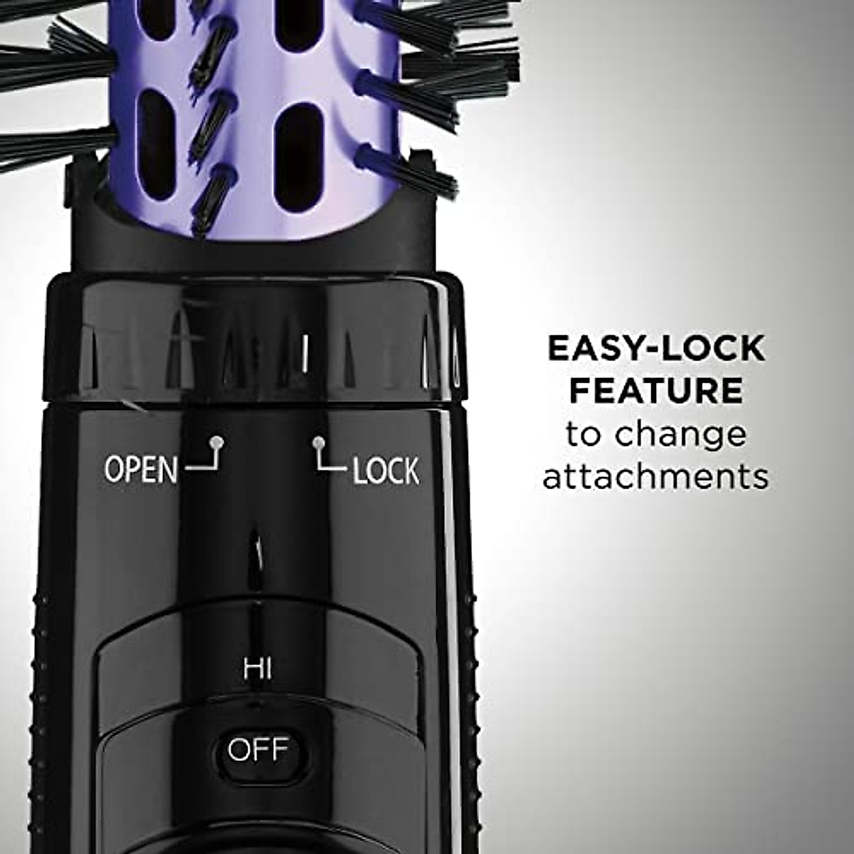 Conair 2-in-1 Hot Air Curling Combo, Includes 1.5-inch Curl Brush and 1-inch Aluminum Bristle Brush