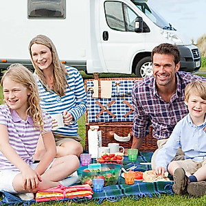 Colored Acrylic Glasses Drinkware, Unbreakable Glasses Drinking Set of 6, Plastic Cups Reusable, Dishwasher Safe, Small Water Tumbler Cups for Kids Picnic Christmas Gift Party Juice Whiskey Wine