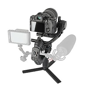 FeiyuTech Official SCORP-C Camera Stabilizer,3-Axis Handheld Gimbal for DSLR and Mirrorless Camera,5.5lbs Payload,Sony,Canon,Panasonic,Lumix,Nikon,Fujifilm,Grip,Lightweight,Button Control