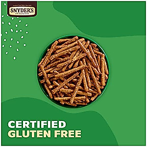 Snyder's of Hanover Gluten Free Pretzel Sticks, 100 Calorie Individual Packs, 24 Ct