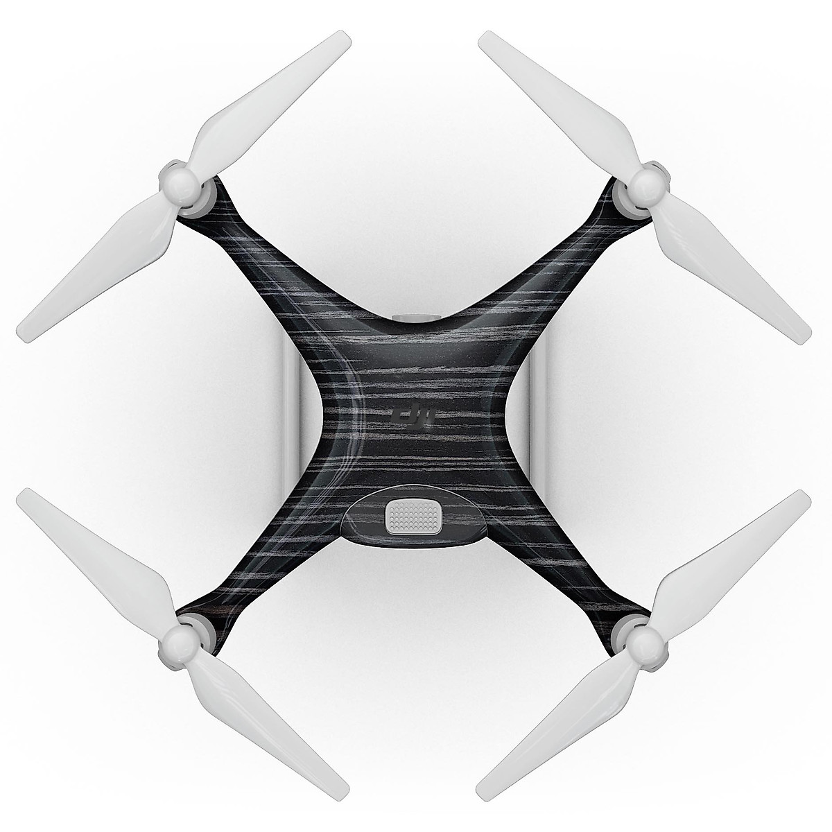 Design Skinz Design Skinz Black Wood Texture Full-Body Wrap Decal Skin-Kit Compatible with The Drone DJI Inspire 1