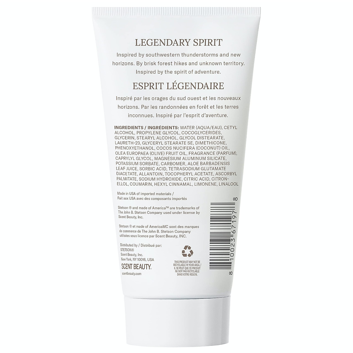 Stetson Spirit Shaving Cream - Shaving Cream for Men - Woody, Earthy, and Spicy Aroma with Fragrance Notes of Sandalwood, Spices, and Leather - 5 Fl Oz