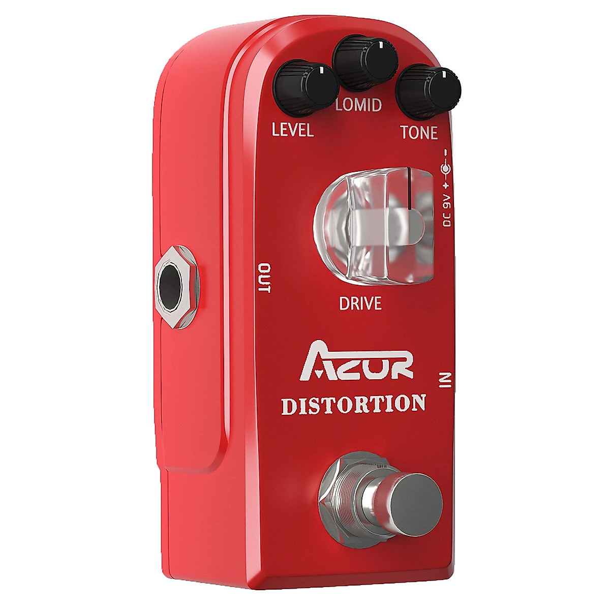 AZOR Pedal Power Adapter with Vintage Distortion Guitar Effect Pedal True Bypass