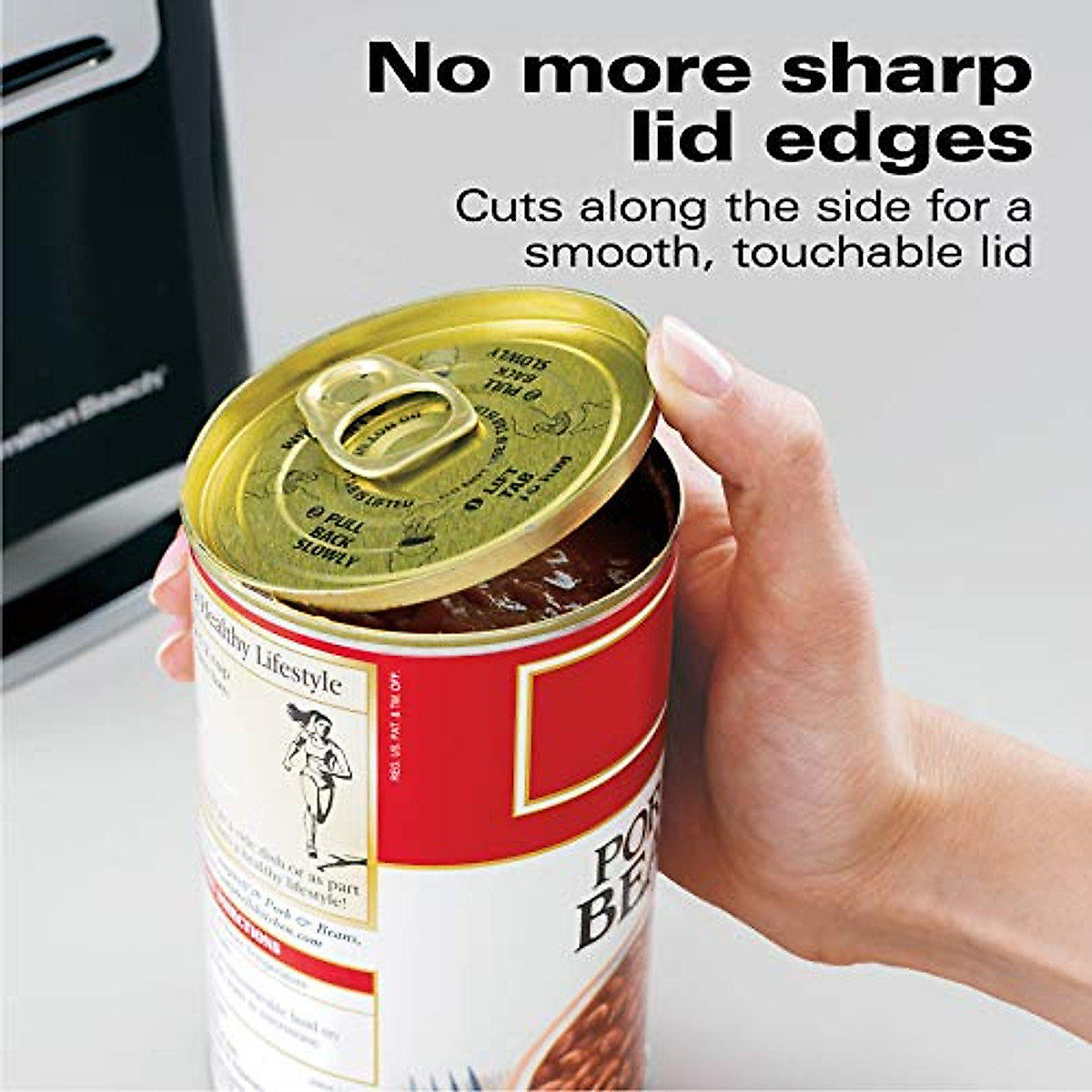 Hamilton Beach 2 Slice Extra Wide Slot Toaster with Shade Selector & (76606ZA) Smooth Touch Electric Automatic Can Opener with Easy Push Down Lever, Extra Tall, Black and Chrome