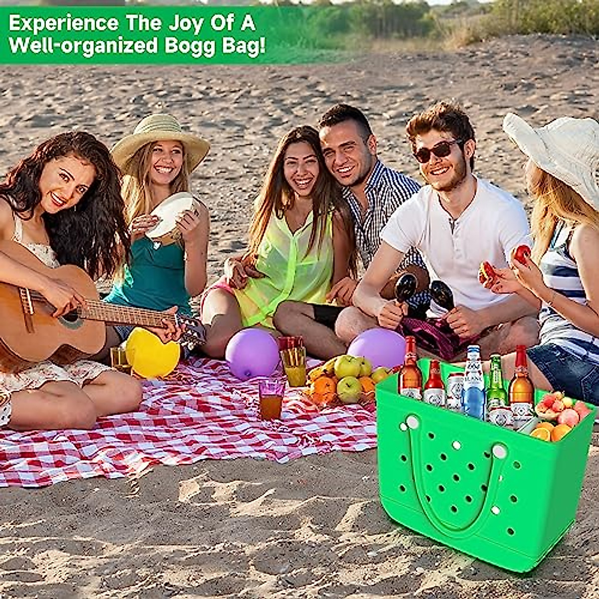 2PCS Divider Tray for Bogg Bag Accessories for Bogg Bags Compatible with BOGG Bag Original X Large Organizing Bags and Divide Space with Bogg Bag Accessories Inserts (White)