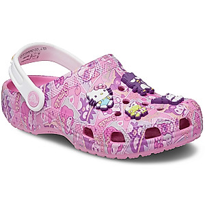 Crocs Unisex Classic Hello Kitty Clog, Pink, Numeric_8 US Men
