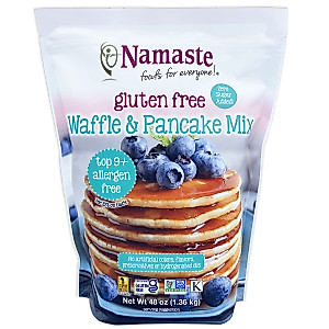 Namaste Foods Gluten Free Waffle & Pancake Mix, 48 oz