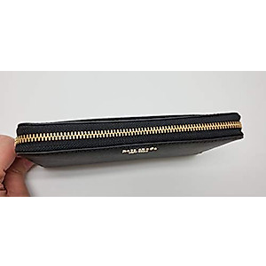 Kate Spade New York Cameron Saffiano Leather Zip Around Large Continental Wallet Black 2019