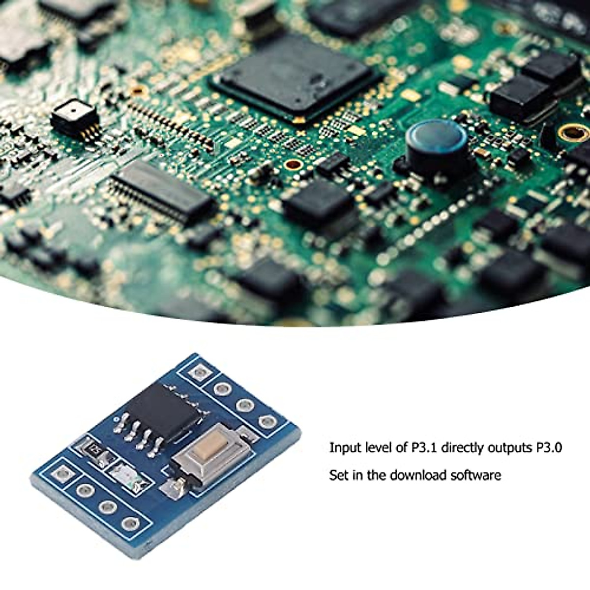 Kadimendium Microcontroller System Development Board, Professional Singlechip System Development Board PCB Accurate Timing Settable High Low Level for LED Industry