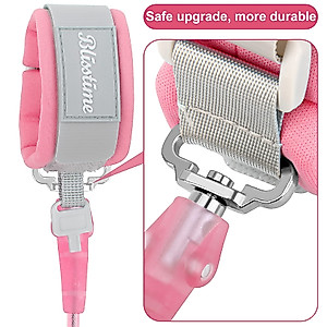 Blisstime Toddler Leash, 【2 Pack】Kid Leash Anti Lost Wrist Link with Key Lock Upgraded Baby Leash with Safety Wristband Rope for Babies Toddlers Child Kids