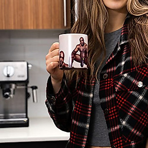 Barry Wood Gag Gift - Basic Black Collectible Mug for Adult - Funny Color Changing Mug Gift for Boss - Heat Changing Mug - Office Gag Gifts - Best White Elephant Gift