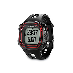 Garmin Forerunner 10 GPS Watch - Black/Red (Renewed)