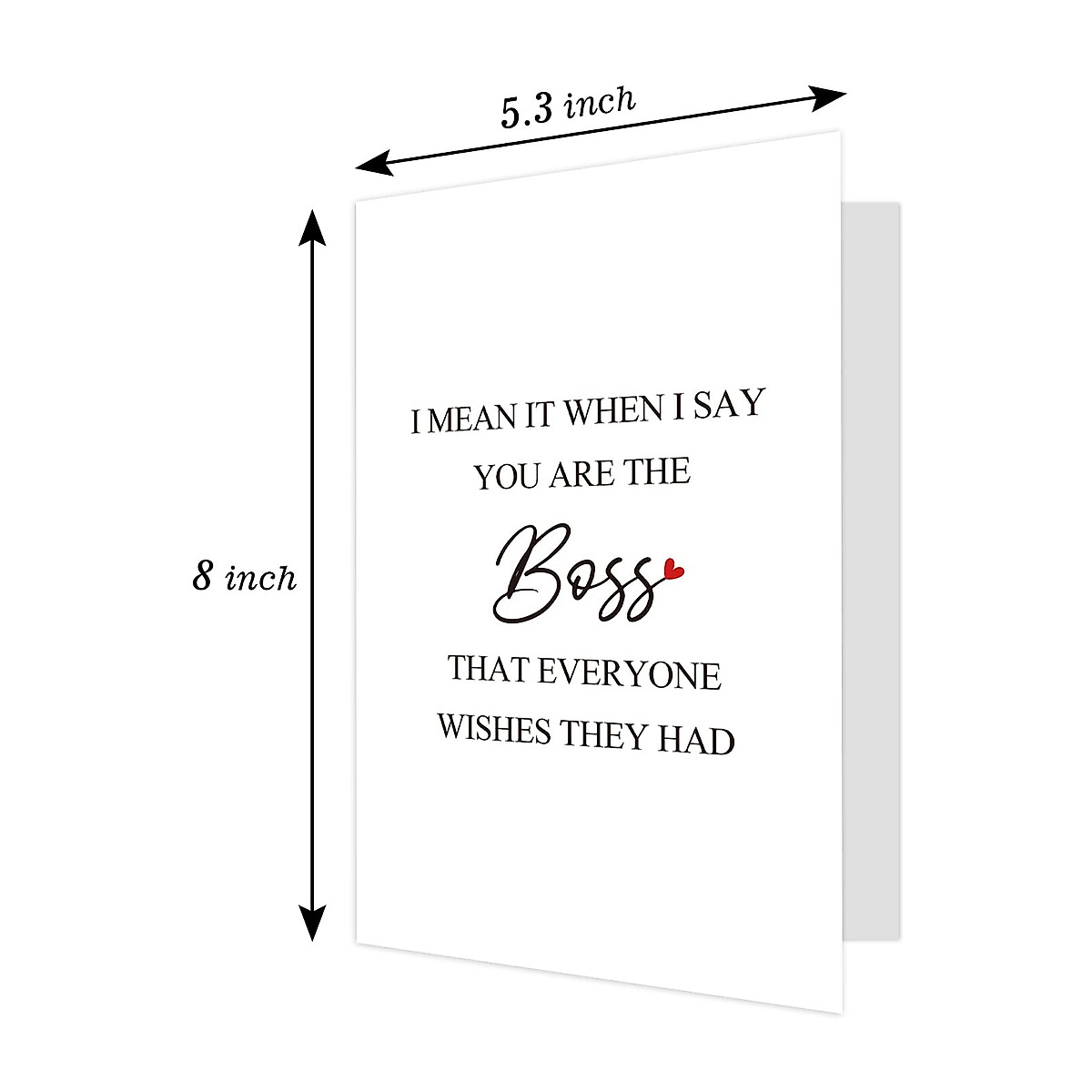 Ogeby Funny Boss Birthday Cards Gifts for Boss Women Men, Happy Boss’s Day Card Gifts for Him Her, You Are the Boss That Everyone Wishes They Had