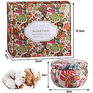 9 Pack Scented Candles Gifts Set for Women, 2.5oz Aromatherapy Candles for Home Scented, 180 Hour Long Lasting Soy Wax Candle Sets for Women Gift,Small Candles for Gifts Bath Yoga Spa Birthday Gifts