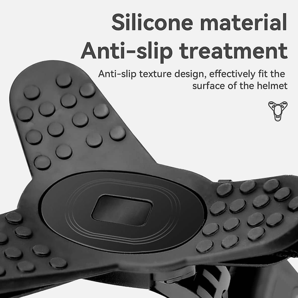 Adaptom Helmet Mount for GoPro, Motorcycle Chin Strap Attachment with Extension J Hook Dirt Bike Holder Mounting Accessories for Go Pro Max Hero 12 11 10 9 8 7 Insta360 X3 GO3 DJI Action 3 4 Camera