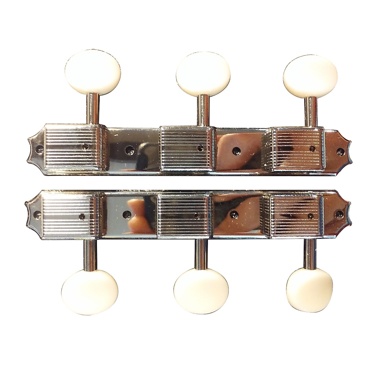 Kluson No-Line"3-On-A-Plate" Guitar Tuning Pegs W/Cream Buttons Fit Gibson Epi