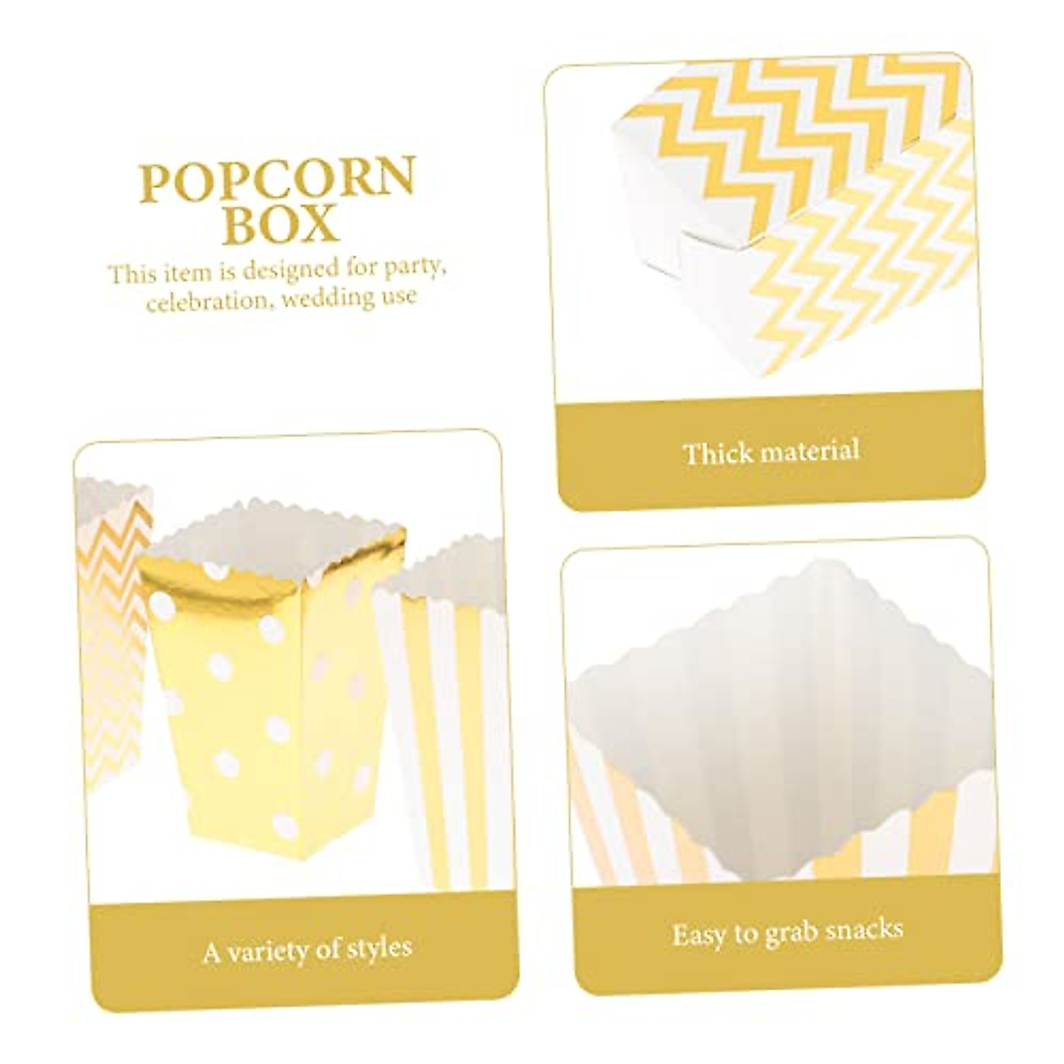 Gadpiparty 60pcs Popcorn Boxes Popcorn Box Disposable Containers Snack Container Disposable Snack Containers Plastic Popcorn Containers Pastel Party Decorations Popcorn Containers Movie Night