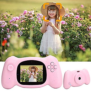 01 02 015 Kids Camera Toys, Kids Camera Portable for Birthday Gift(Pink)