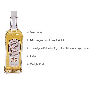 (Pack of 3) Royal Violets By Agustin Reyes 5 Oz Agua De Colonia Eau De Cologne Glass Bottle by Vetrarian