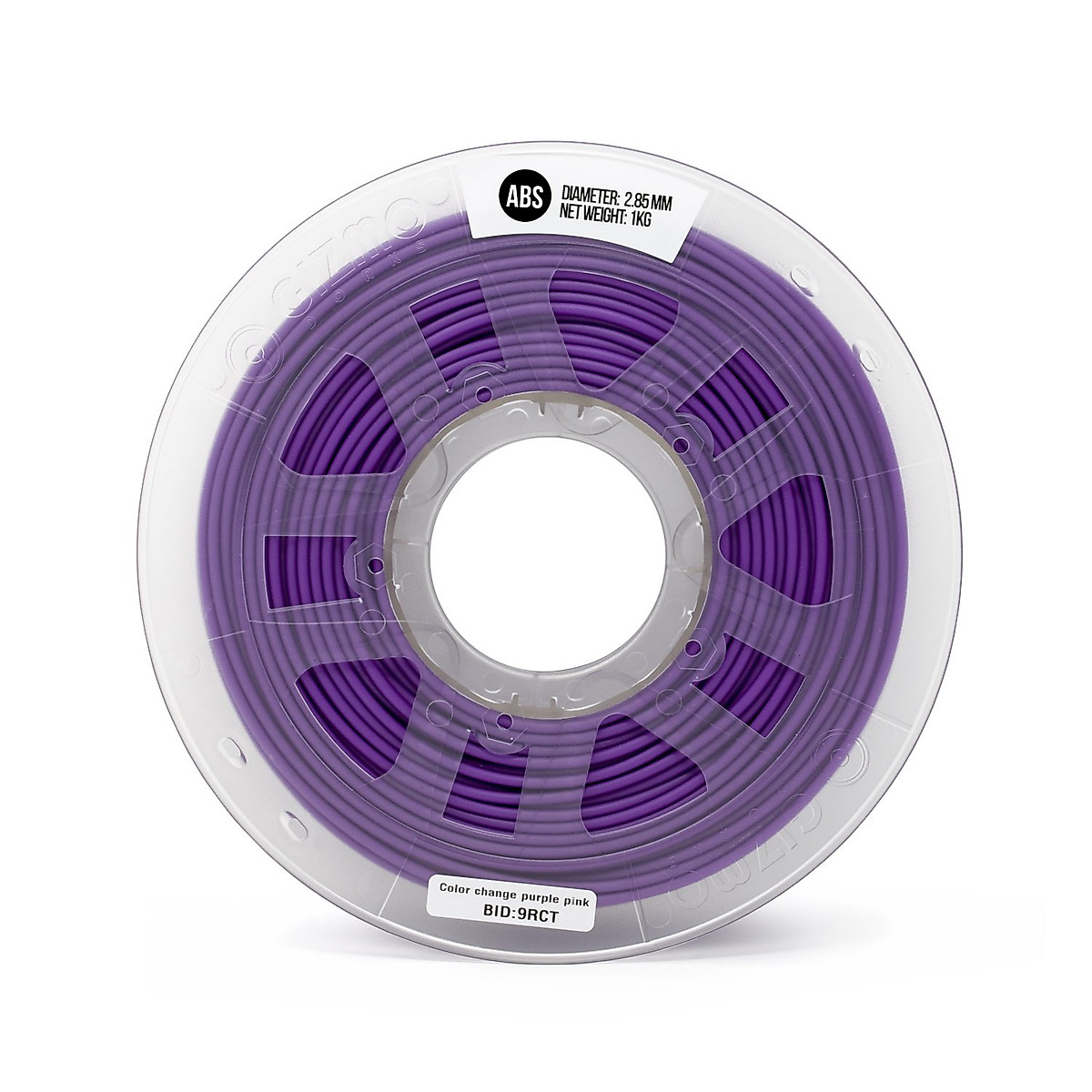 Gizmo Dorks 1.75mm ABS Filament 1kg / 2.2lb for 3D Printers, Color Change Purple to Pink