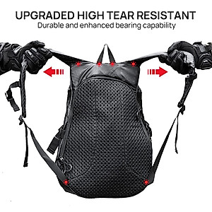 ILM Motorcycle Helmet Backpack Large Capacity Waterproof Lightweight Storage Bag with Reflective Stripe Model MB01