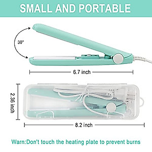 Portable Mini Smart Heat Sealer Machine Kitchen Gadgets, Food Sealer Bag Re-sealer for Food Storage, Handheld Vacuum Sealers for Chips Bag, Foil Bag, Mylar Bags, （Green）