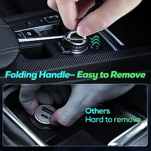 Car Charger USB C, PD 30W & QC 30W Fast Charging Car Charger Adapter [Ultra-Mini, Flush Fit, All Metal], Compatible with iPhone 14 13 12 Samsung S22/21/20 Pixel All Smartphone