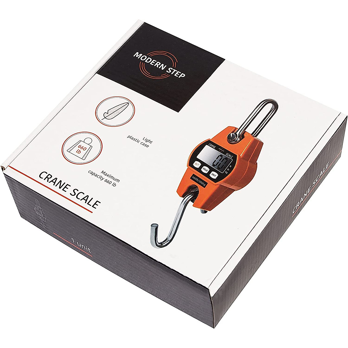 Digital Hanging Scale 660 LB 300 KG - Professional Heavy Duty Waterproof Fish Scale - Portable Durable Crane Scale for Luggage Weight Suitcase Hunting Farm Bike Bow Fish Weight Fishing Scale