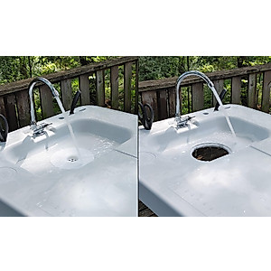 Old Cedar Outfitters Premium, Extra-Large Fish and Game Cleaning Table with Sink and Folding Legs