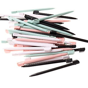 MiZOELEC 50pcs/Pack Stylus Pen 8.5cm Muti-Color Plastic Resistive TFT Touch Screen Stylus Pen Game Accessories for Nintendo DS Lite Navigation Touch Screen Stylus Colors by Random