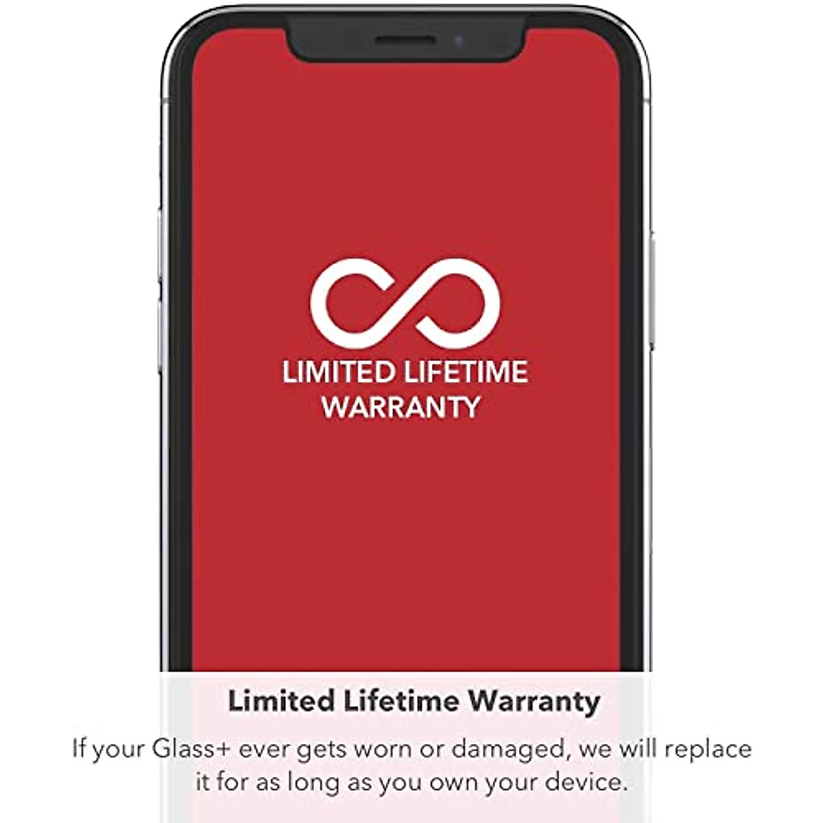 ZAGG InvisibleShield Glass+ Screen Protector – HD Tempered Glass for iPhone XS/X – Impact & Scratch Protection - Easy to Apply Tools Included - 2 PACK