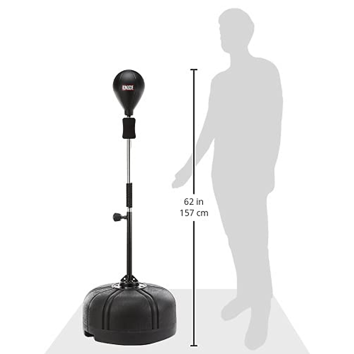 Ringside Cobra Reflex Boxing Punching Bag (New Version) , Black