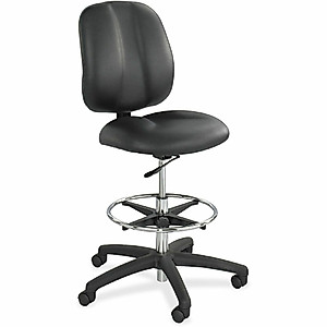 Safco Products Apprentice II Extended-Height Chair 7084BL, Black, Ergonomic, Pneumatic