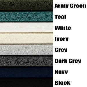 Generic Durable Chenille Boucle Upholstery Fabric by The Yard for Chair Sofa Couch Bench Armchair bar stools (Black, 1 Yard (55"" x 36""))