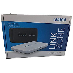 Alcatel LINKZONE | Mobile WiFi Hotspot | 4G LTE Router MW41TM | Up to 150Mbps Download Speed | WiFi Connect Up to 15 Devices | Create A WLAN Anywhere | GSM Unlocked