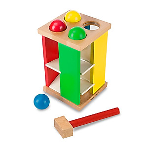 Melissa & Doug Pound and Roll Tower | Developmental Toy | Motor Skills | Problem Solving | 2+ | Gift for Boy or Girl