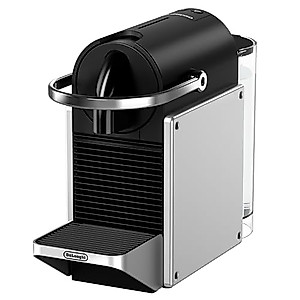 De'Longhi Nespresso Pixie EN127.S, Fully Automatic Coffee Machine, One-Button Coffee Machine with Multi-Function, Welcome Set Included, Compact Design, 19 Bar Pressure, 1260W, Silver