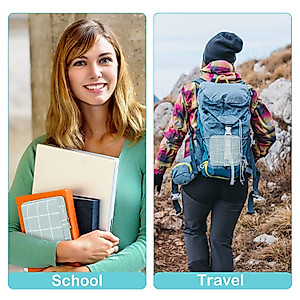 Desing Wish Sanitary Pad Storage Bag Portable Period Bag for Teen Pads/Sanitary Napkins/Small Tampons, Sanitary Napkin Storage Bag First Period Gifts for Teen Girls (Green Plaid)