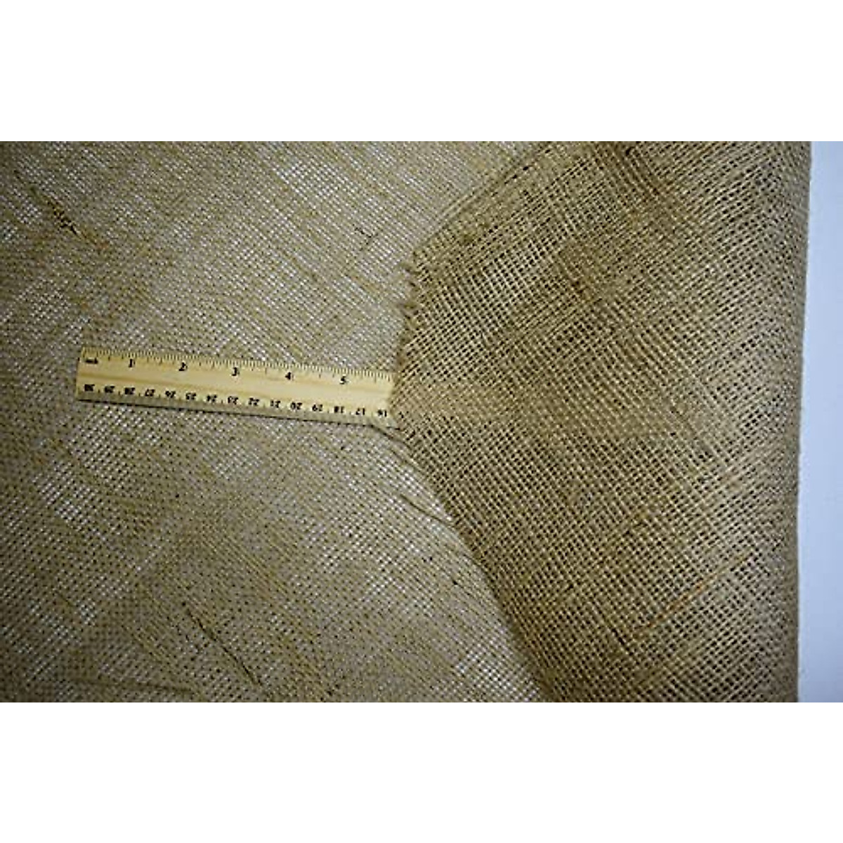 USA Fabric Store Burlap Natural Jute Fabric 10 Oz 72" Wide by The Yard Premium Vintage Upholstery
