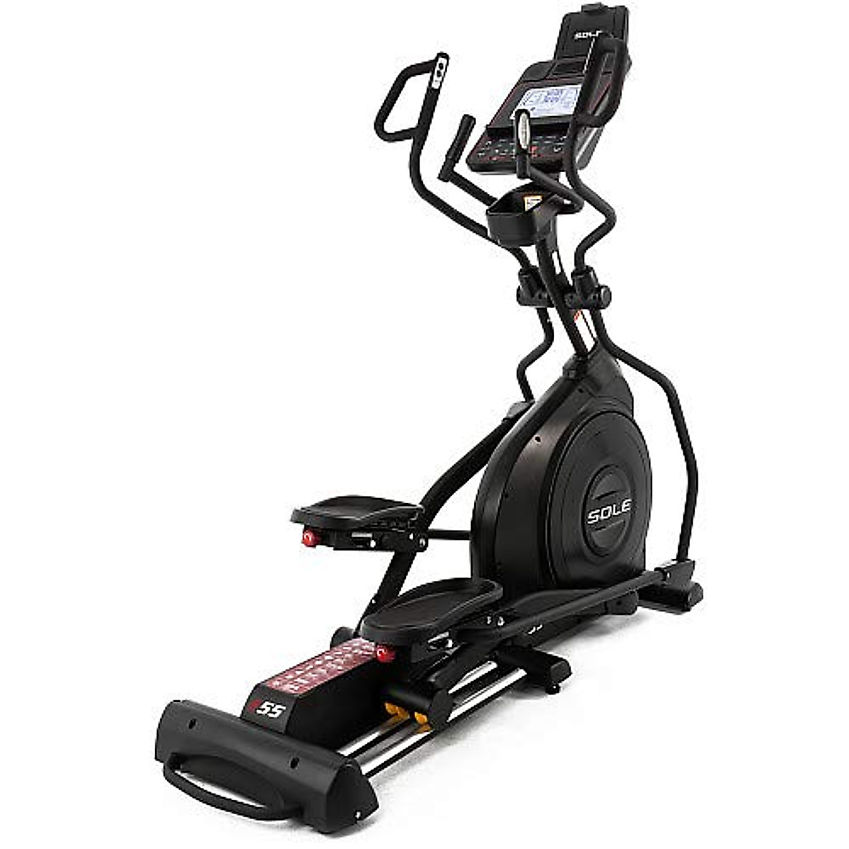 SOLE Fitness E35 Indoor Elliptical, Home and Gym Exercise Equipment, Smooth and Quiet, Versatile for Any Workout, Bluetooth and USB Compatible